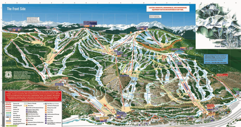 Vail Mountain Trail Map | Colorado Ski Resort Maps